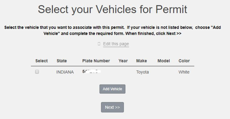 Register for an Annual Parking Permit - University of Indianapolis