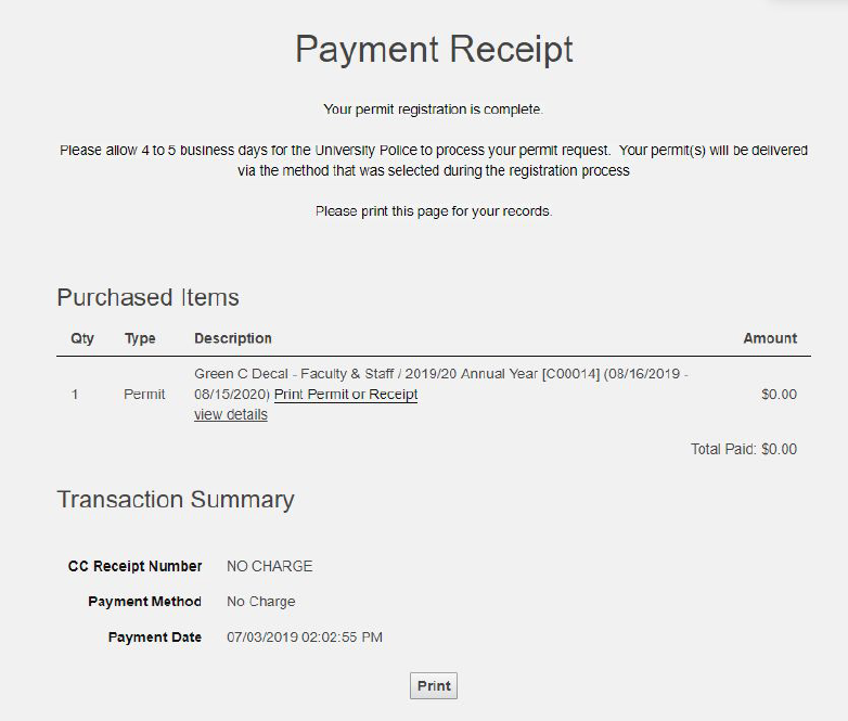 Register for an Annual Parking Permit - University of Indianapolis